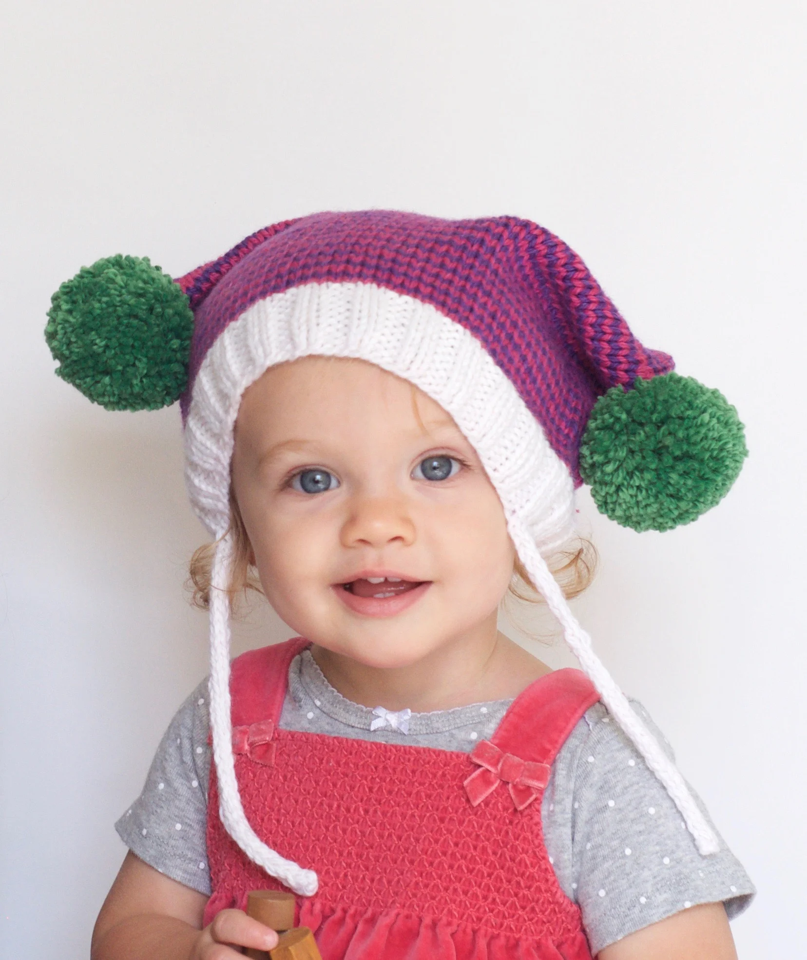 Mrs. Claus Boxy Hat — Tellybean Knits