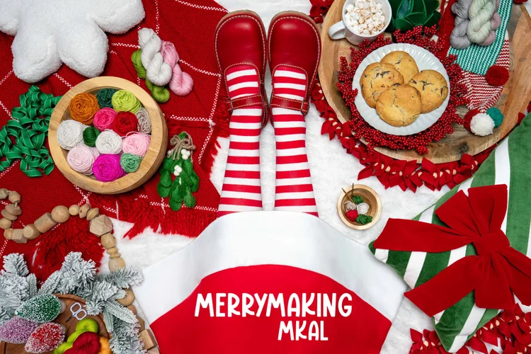Merrymaking MKAL logo image — Tellybean Knits