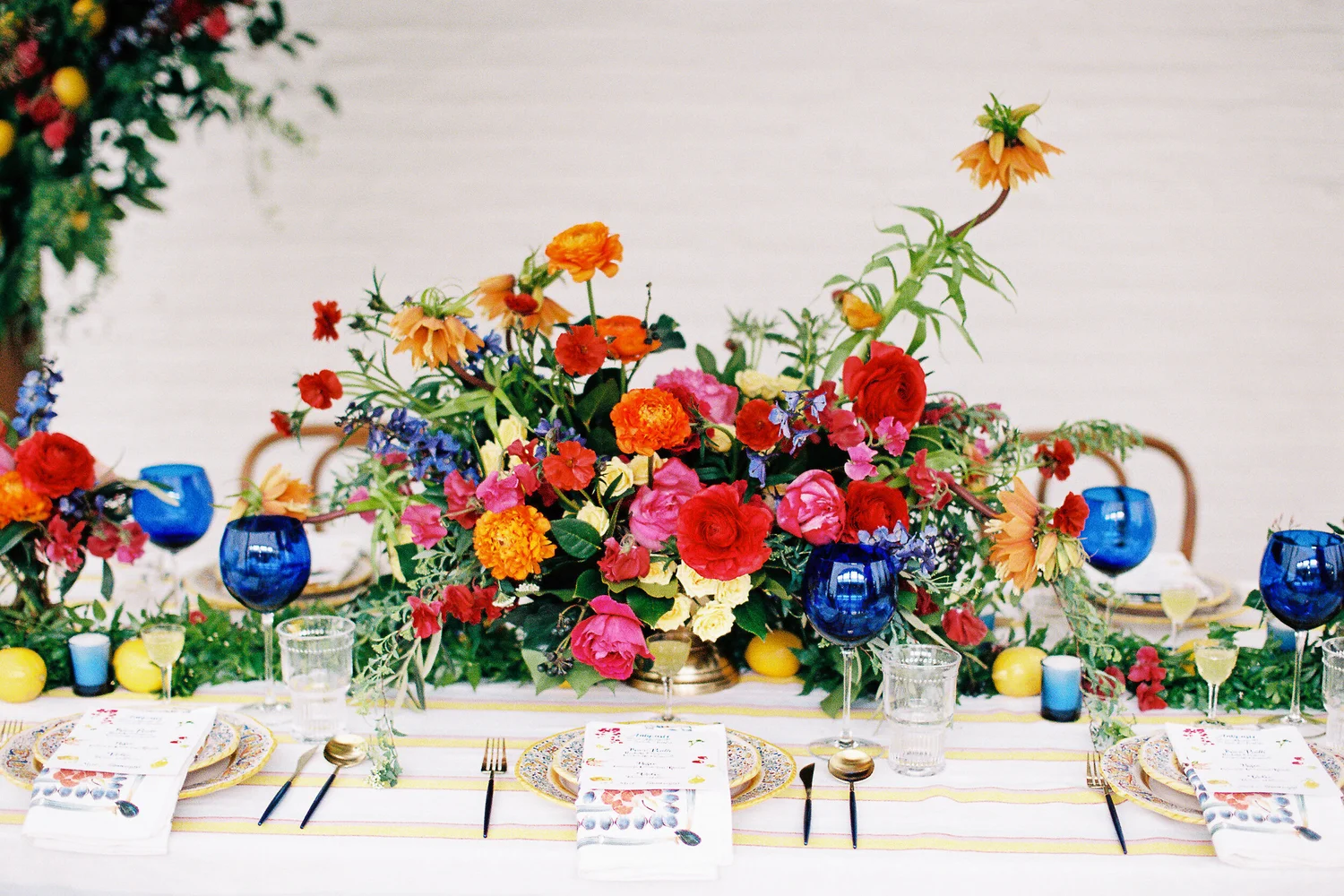 Colorful Southern Italian-Inspired | Wedding Inspiration — Molly Taylor ...