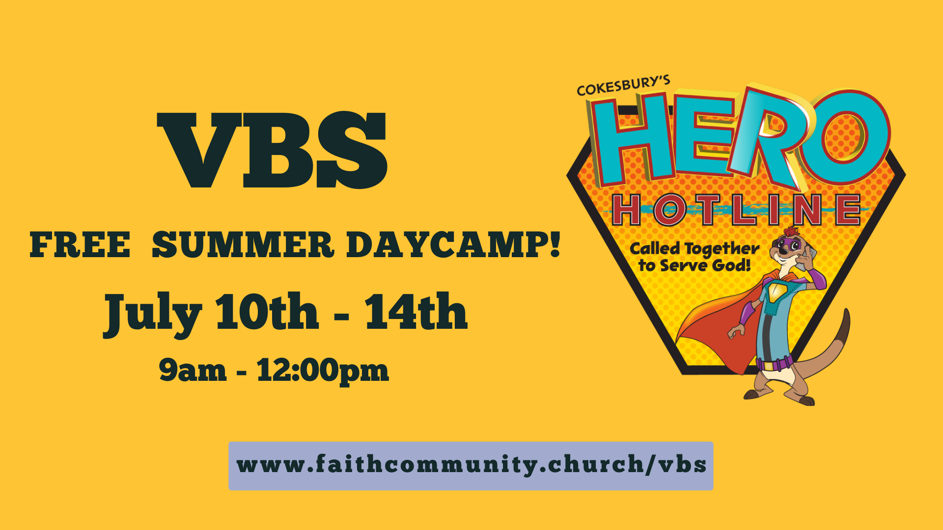 Vacation Bible School (VBS) — Faith Community Church