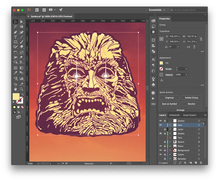 Masking in Illustrator — Mattgyver