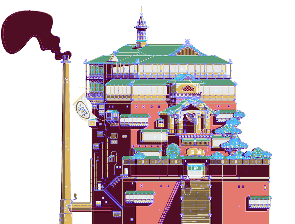 Spirited Away Illustrator Architecture — Mattgyver