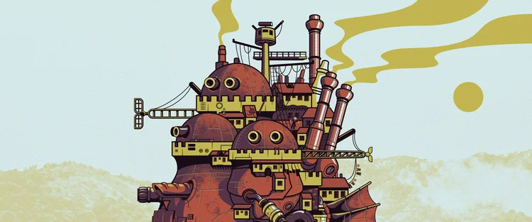 Howl's Moving Castle Animated Illustration — Mattgyver