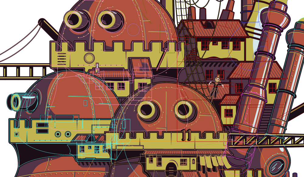 Howl's Moving Castle Animated Illustration — Mattgyver