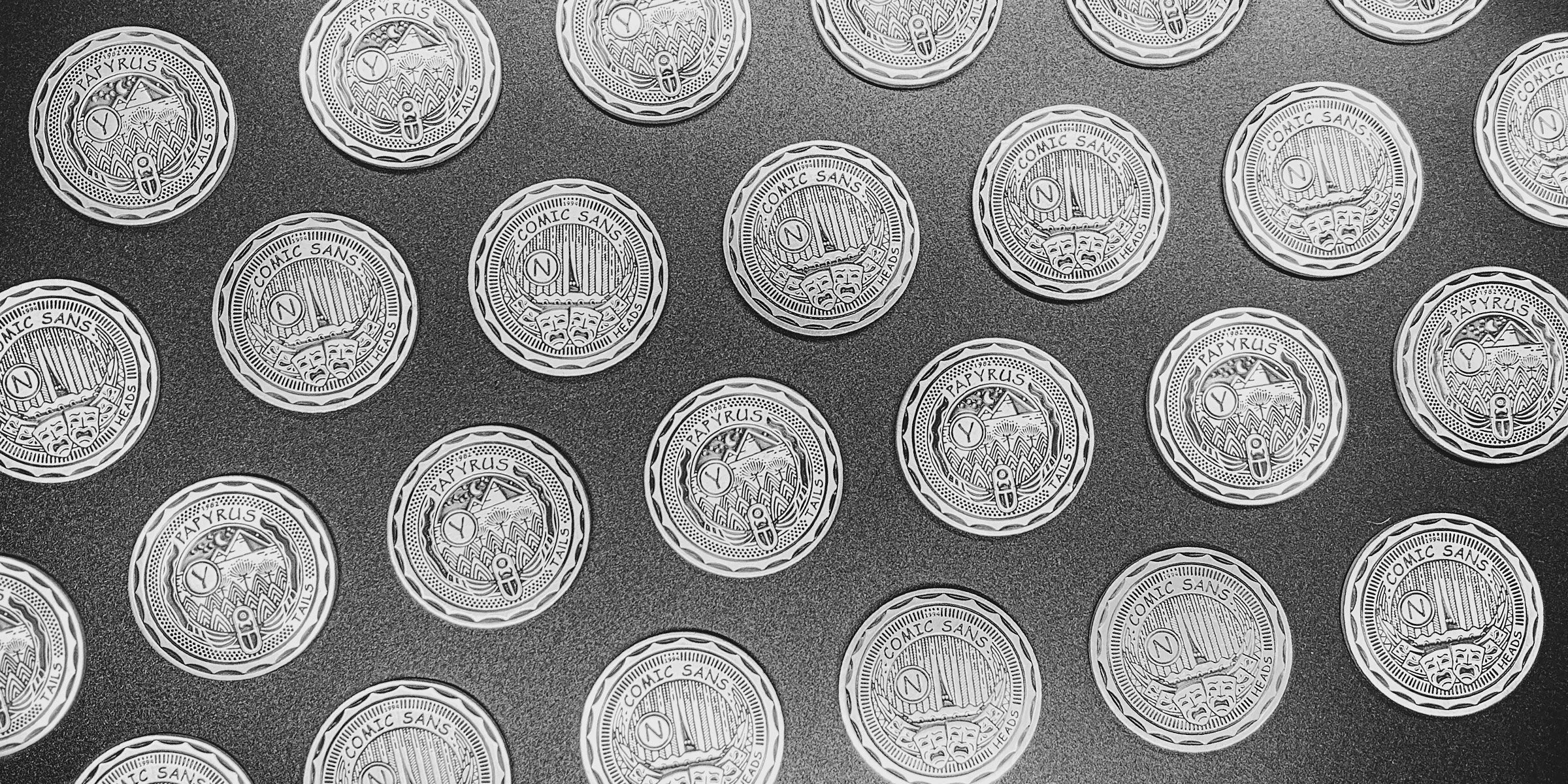 Papyrus Comic Sans Coin — Mattgyver