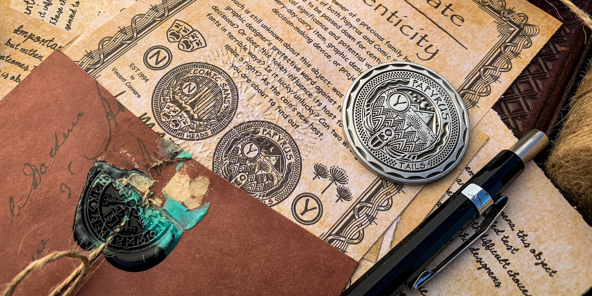 Papyrus Comic Sans Coin — Mattgyver