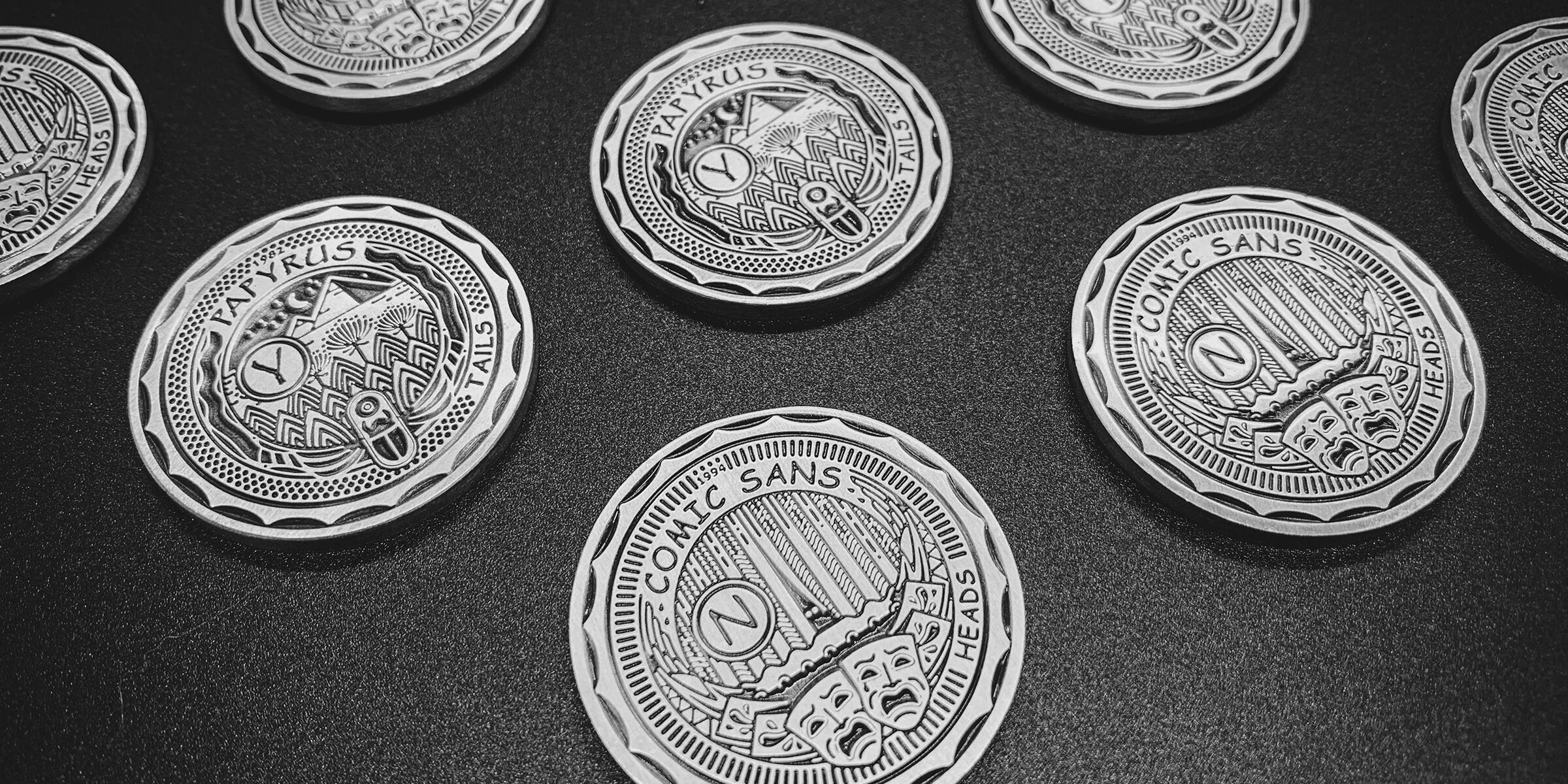 Papyrus Comic Sans Coin — Mattgyver