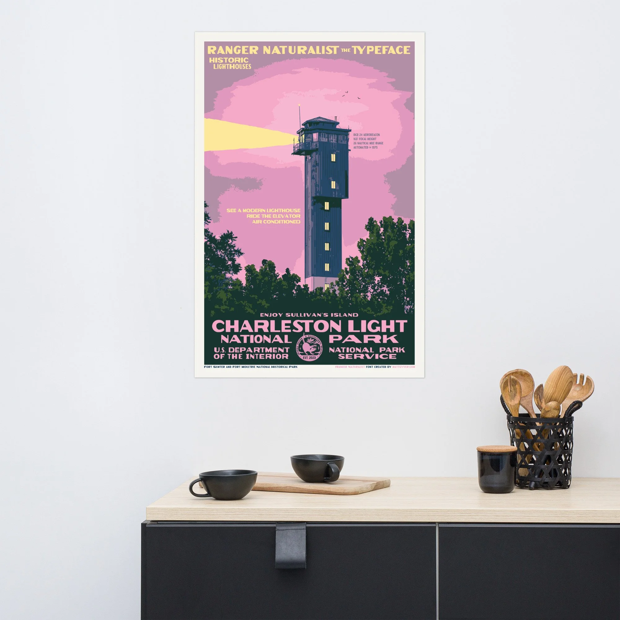 Charleston Light Poster — Mattgyver