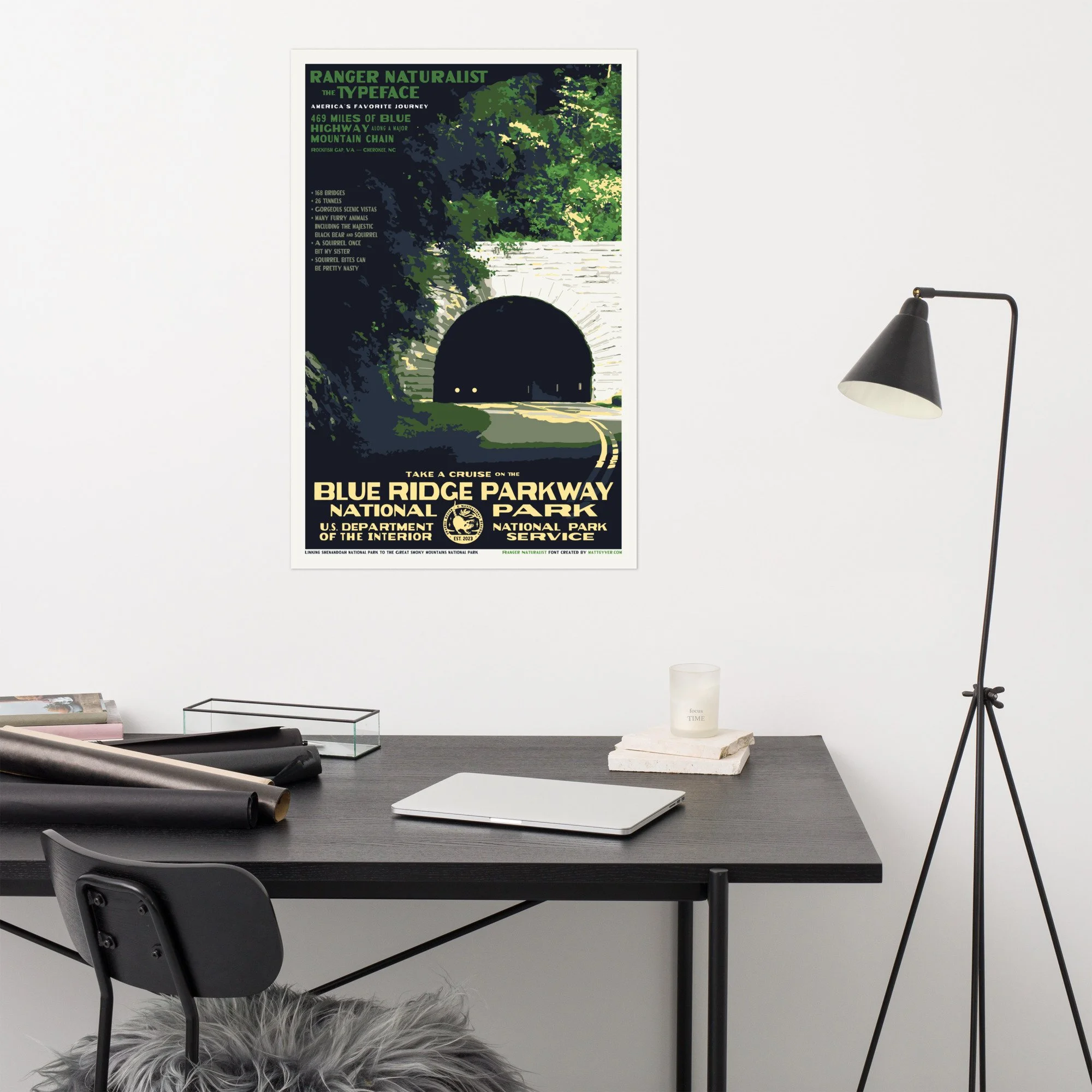 Blue Ridge Parkway Poster — Mattgyver