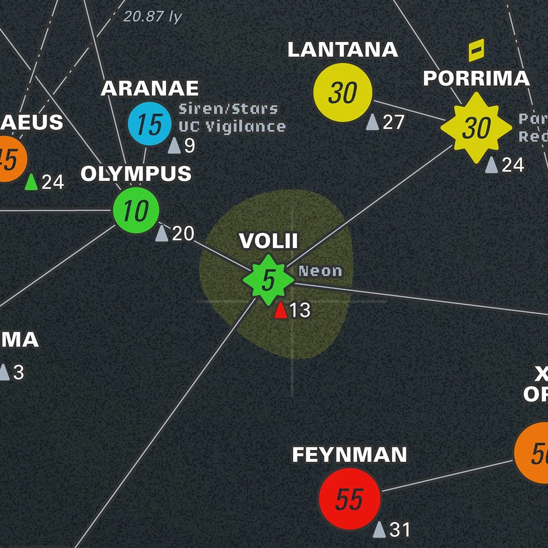 Starfield System Map Poster — Mattgyver