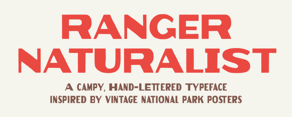 Ranger Naturalist Font — Mattgyver