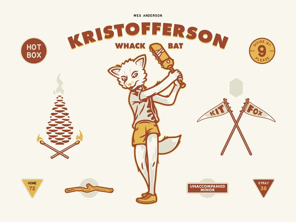 Kristofferson Whack Bat Illustration — Mattgyver