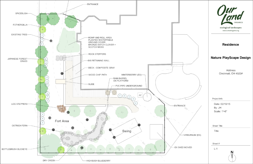 Nature Playscape - Cincinnati — Our Land Organics | Natural Landscaping ...