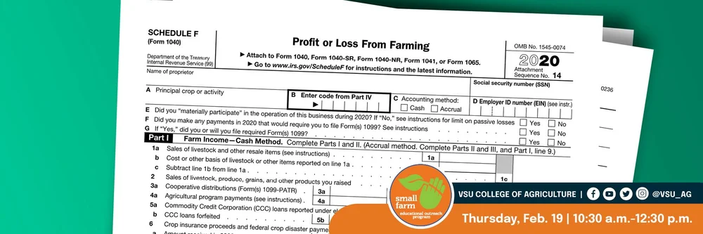 Farm Tax Preparation — Virginia Cooperative Extension - Virginia State ...