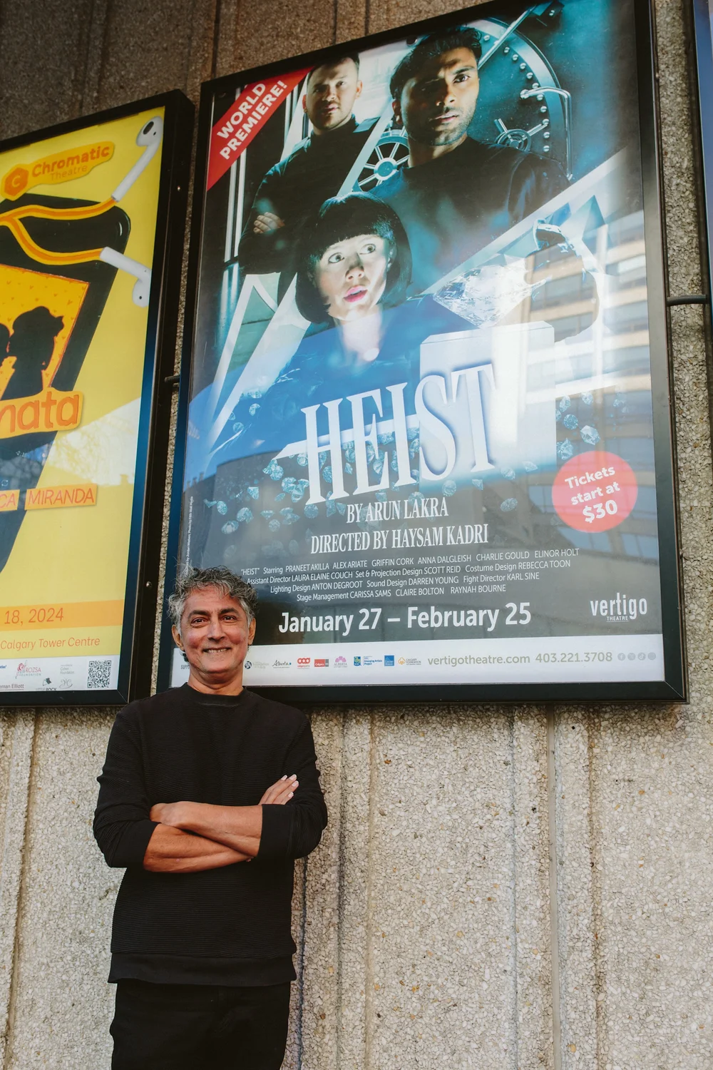 HEIST Playwright Arun Lakra on CBC News! — Vertigo Theatre
