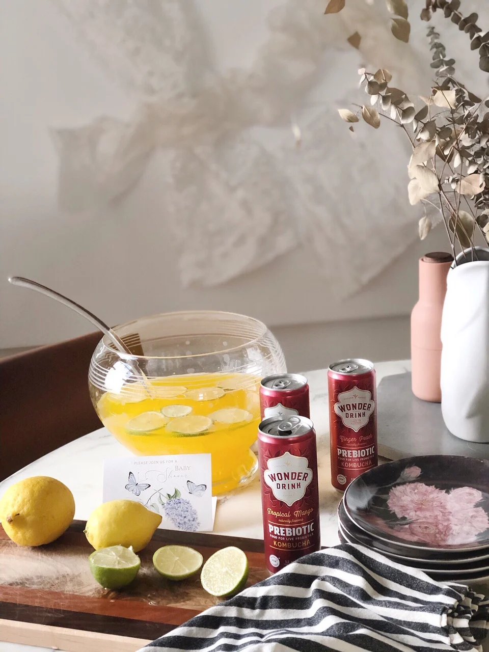 Simple Kombucha Punch For A Party — Go French Yourself