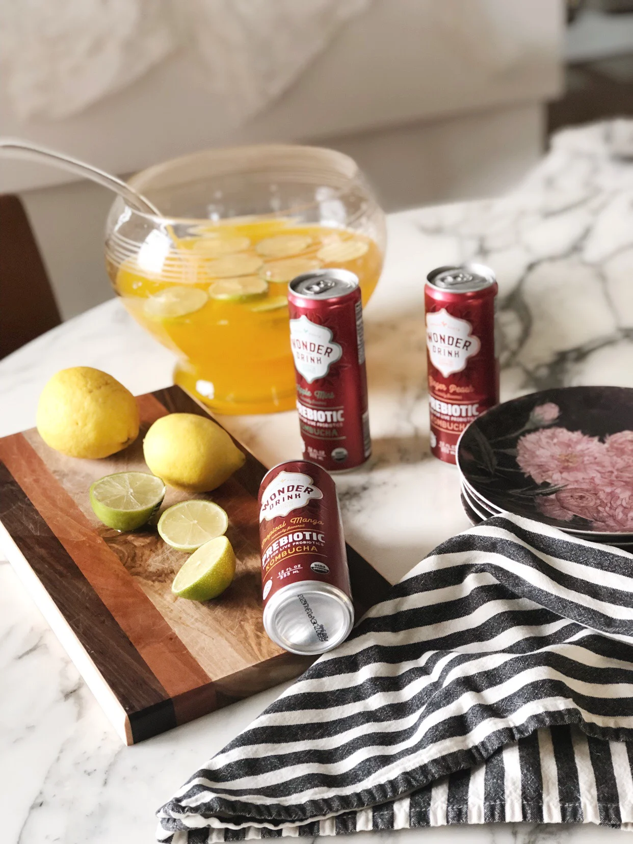 Simple Kombucha Punch For A Party — Go French Yourself