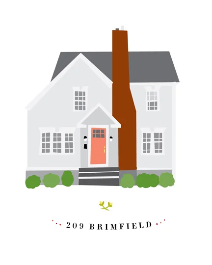 Custom House Portrait Illustrations — JPress Designs