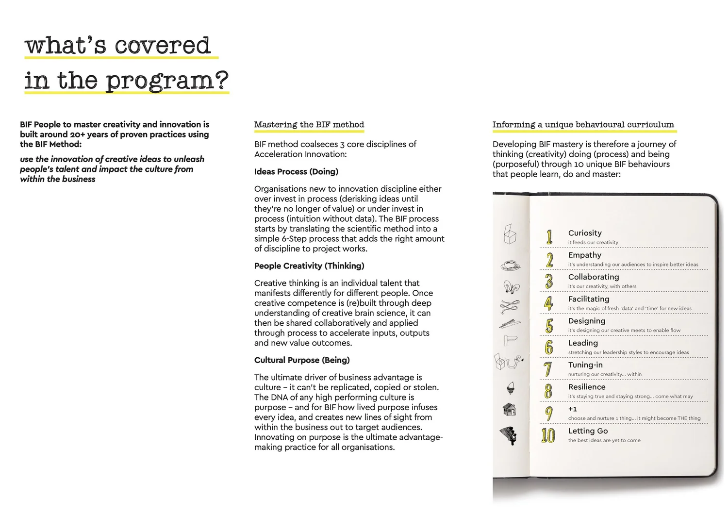 The BIF People Program - Enrol now — BetterIdeasFaster