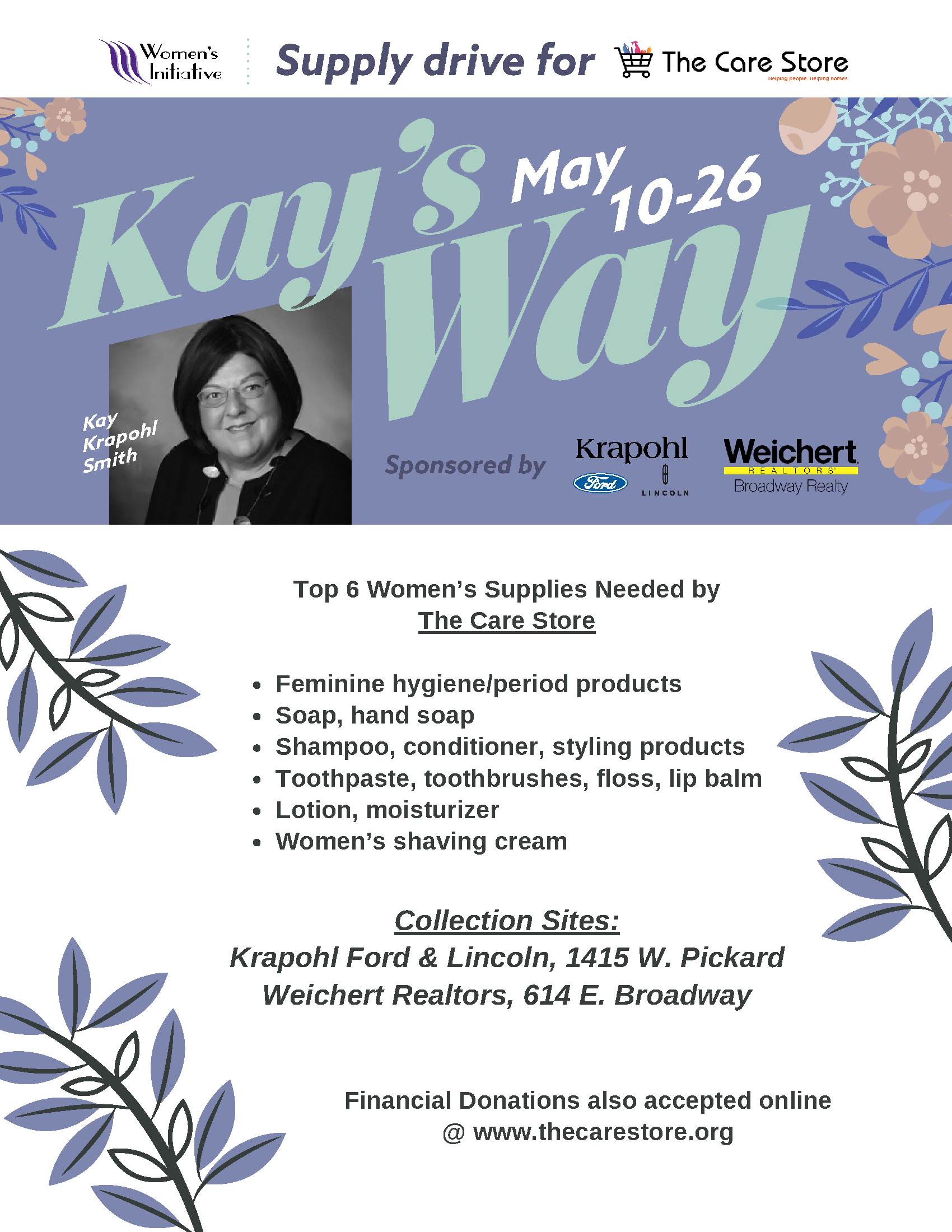 Women's Initiative Pivots from Kay's Day to Kay's Way — Mt. Pleasant ...