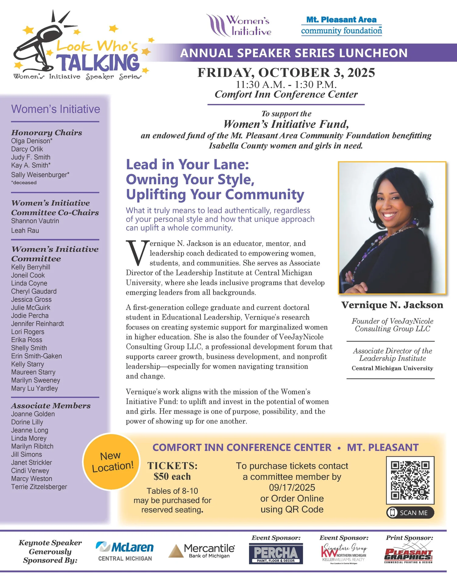 Join us for "Look Who's Talking" Speaker Series on October 3! — Mt ...