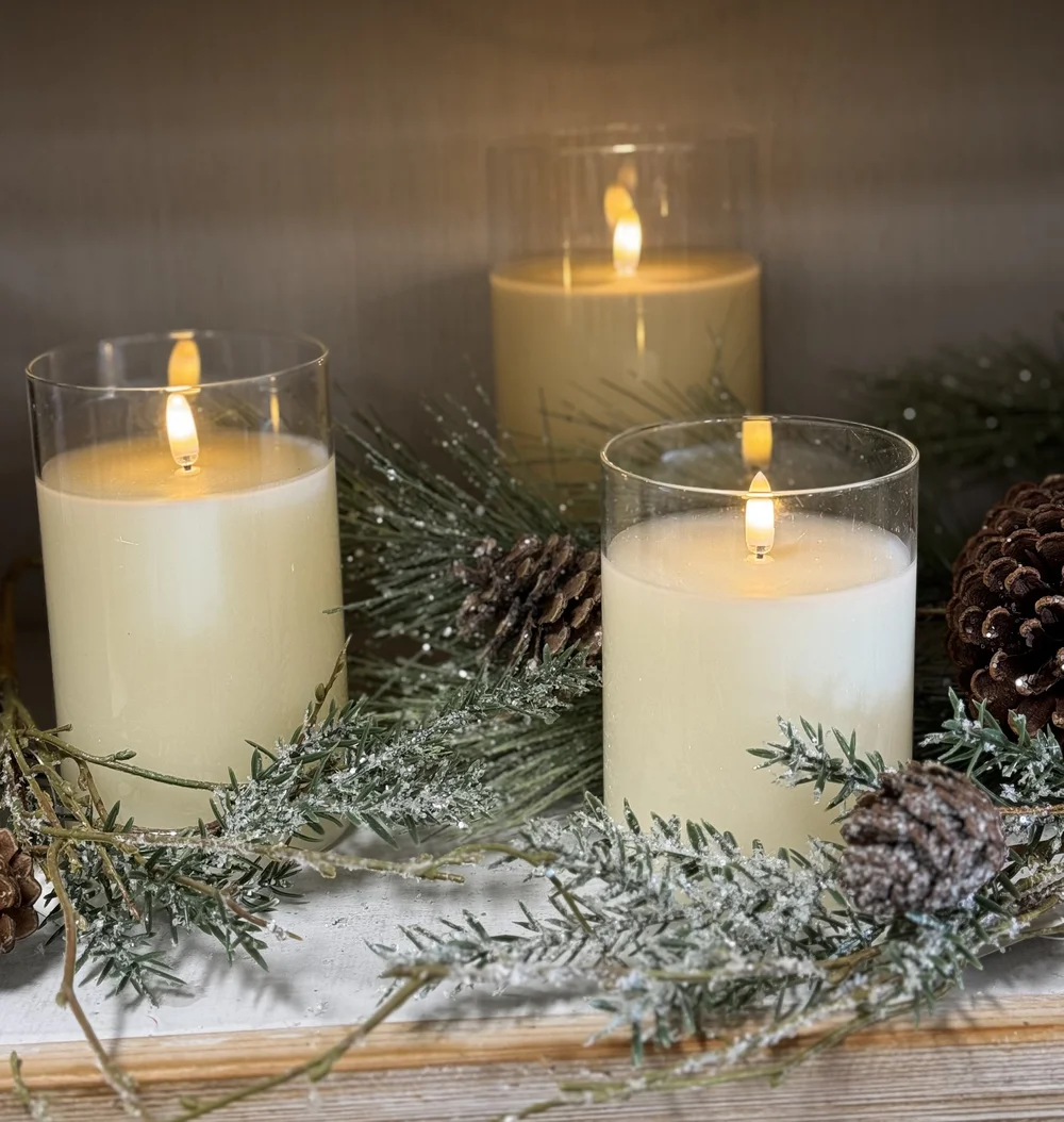 Enjoy Glowing, Flameless Candles — Pure Enchantment