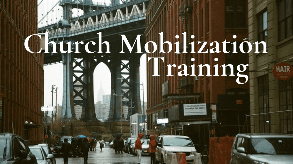 Church Mobilization Training — Central District Of The Christian And ...