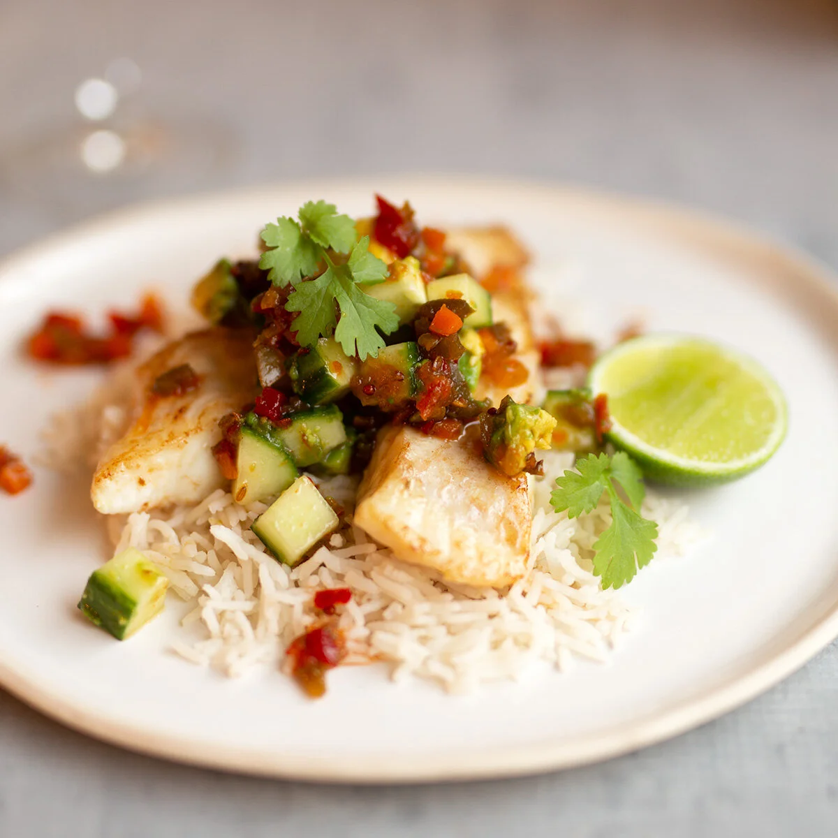 Grilled Fish with Jalapeno & Avocado Relish — Crunch Preserves Dunsborough