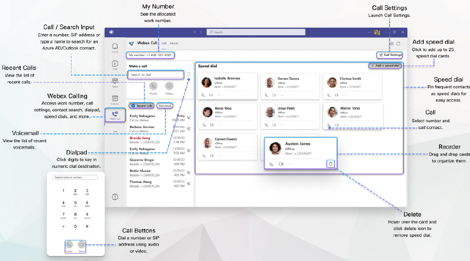 Webex Calling Integration with Microsoft Teams — PeachComm