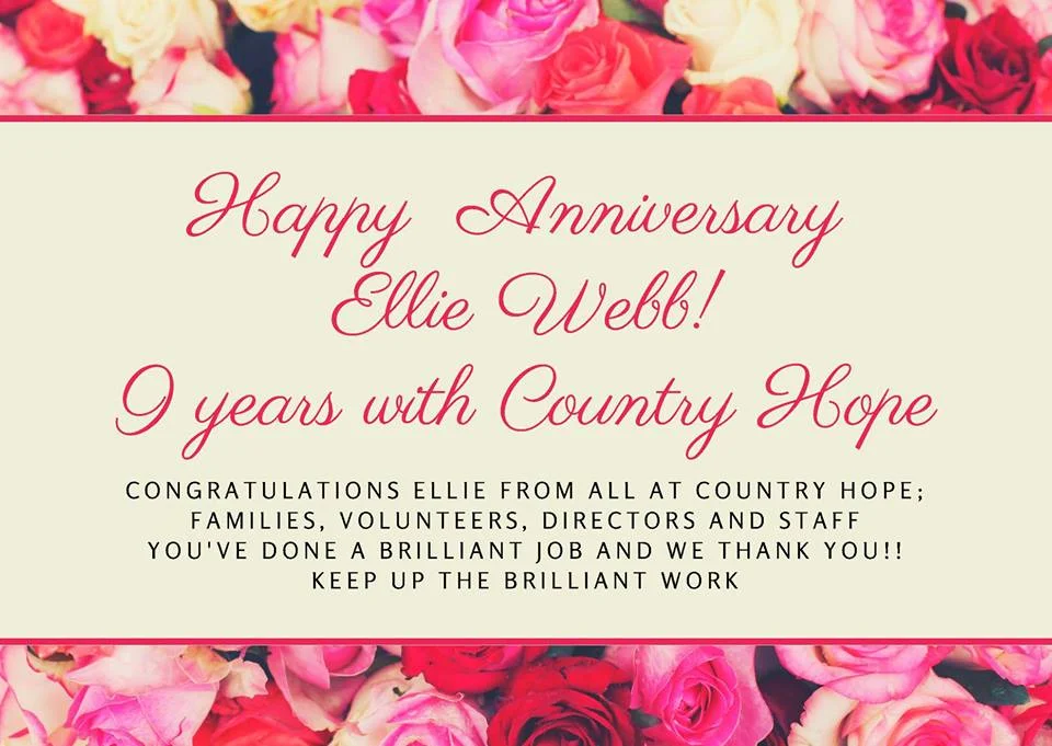Country Hope's Ellie Webb Celebrates 9 Year Anniversary — Country Hope ...