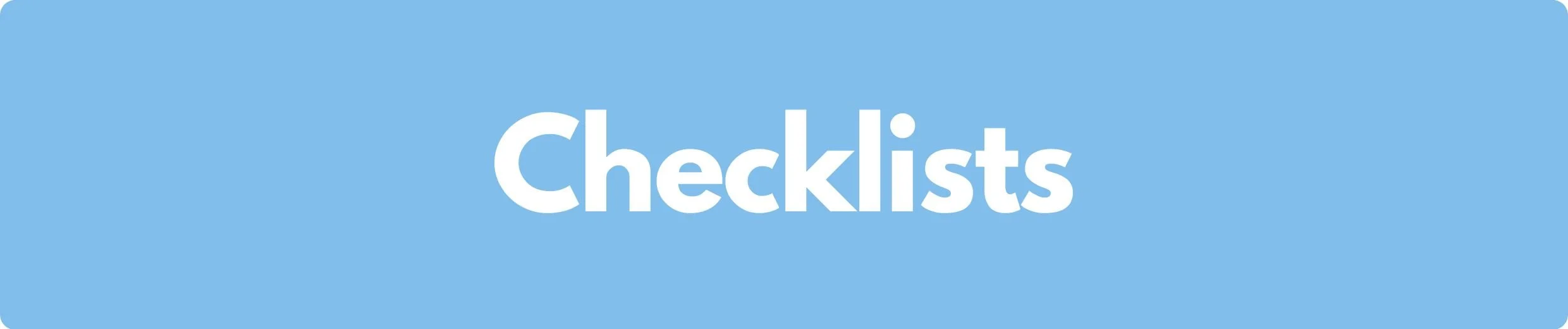 Separation & Divorce Checklists — Modern Separations