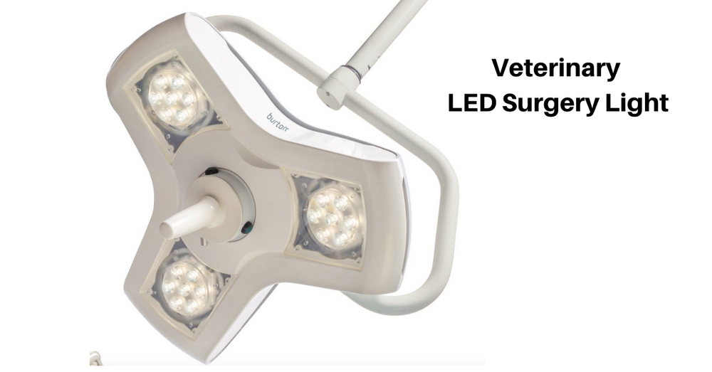 Burton Veterinary LED Surgery Light 5-year limited warranty