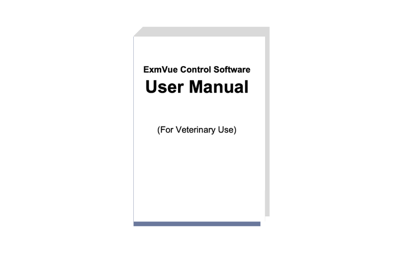 ExamVue Software for Digital X-Ray in a Veterinary Clinic