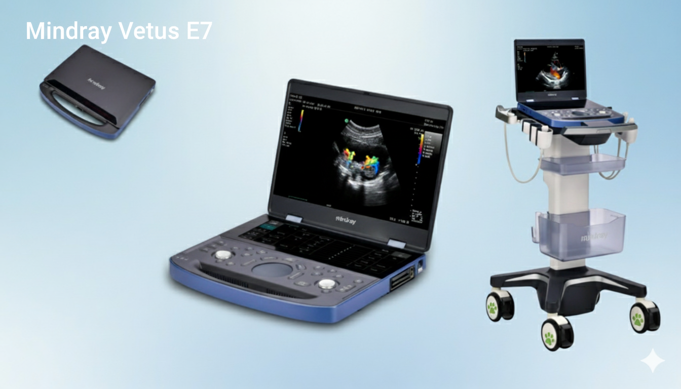 Veterinary Diagnostic Ultrasound System Midray Vetus E7