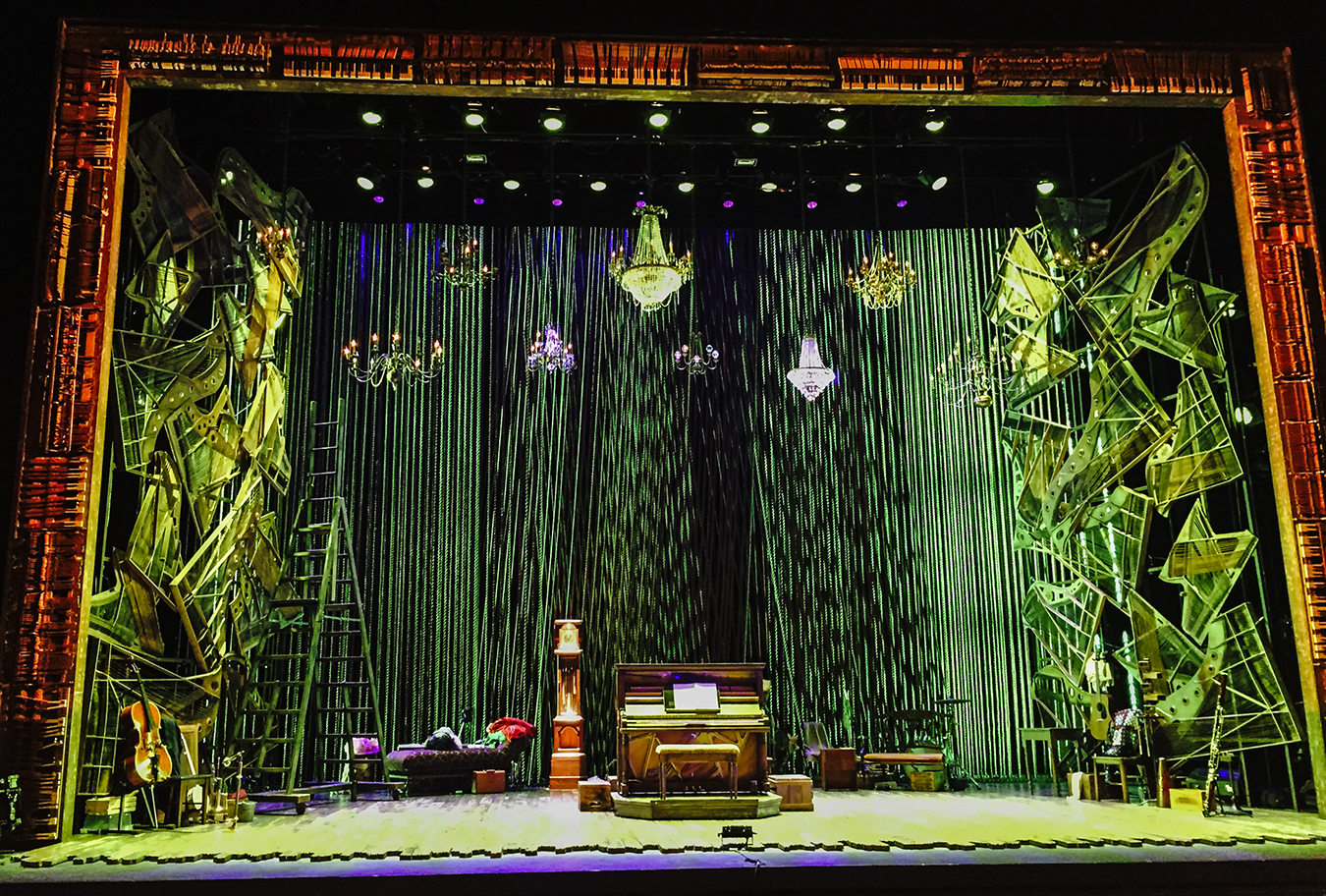Into The Woods Broadway Set