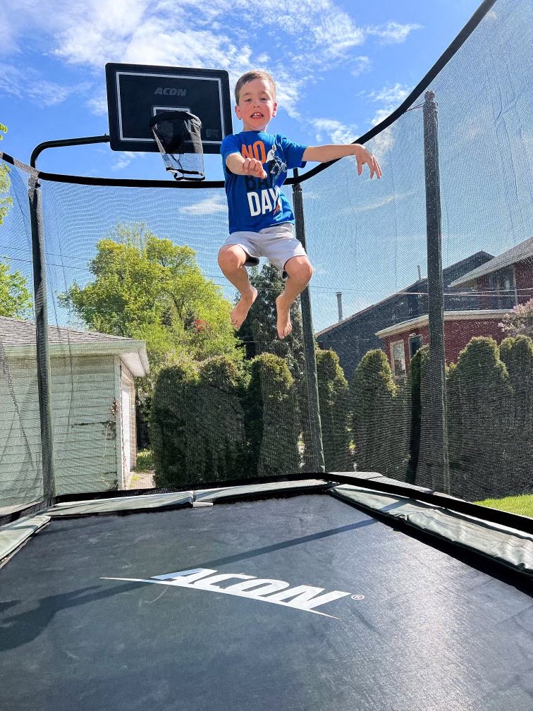 Jumping into summer with ACON Trampolines — PEANUT BUTTER BLONDIE