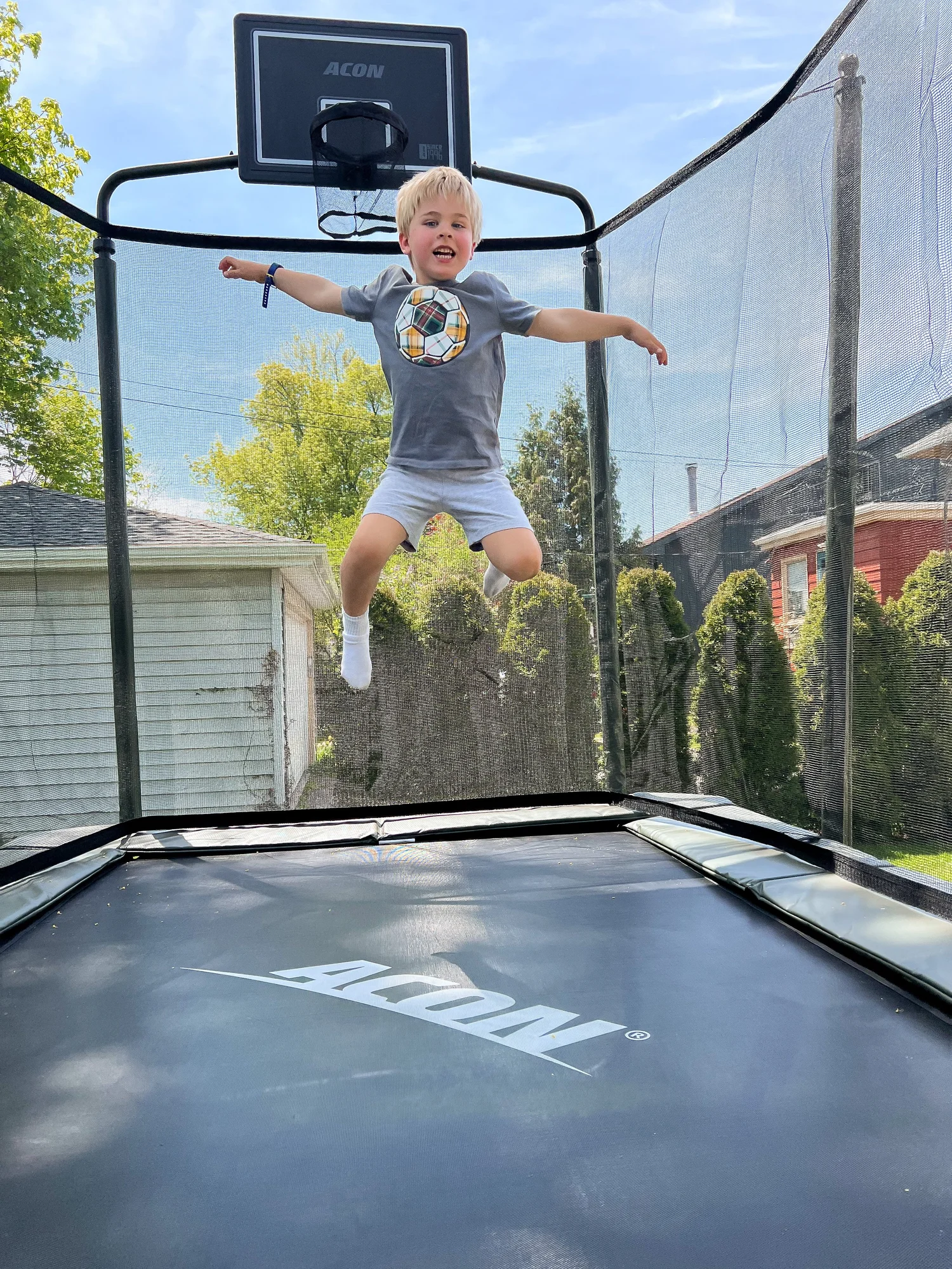 Jumping into summer with ACON Trampolines — PEANUT BUTTER BLONDIE