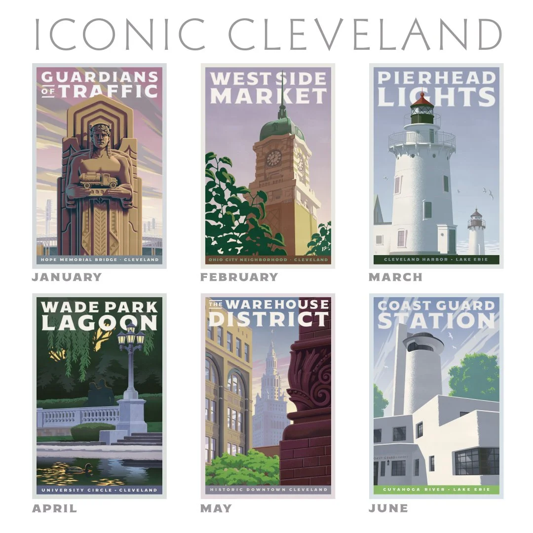 LUND STUDIO: Cleveland Art prints & posters from the Land!