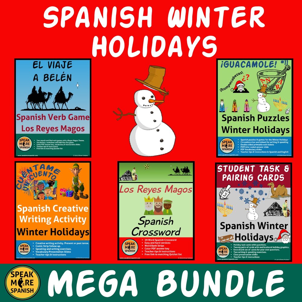 FREE Games for the Holidays! — Speak More Spanish