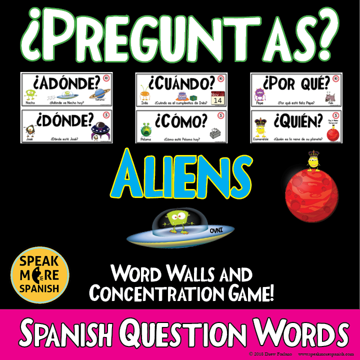 Teaching Spanish Question Words. ¿Por qué? ¿Por qué no? Spanish Games ...