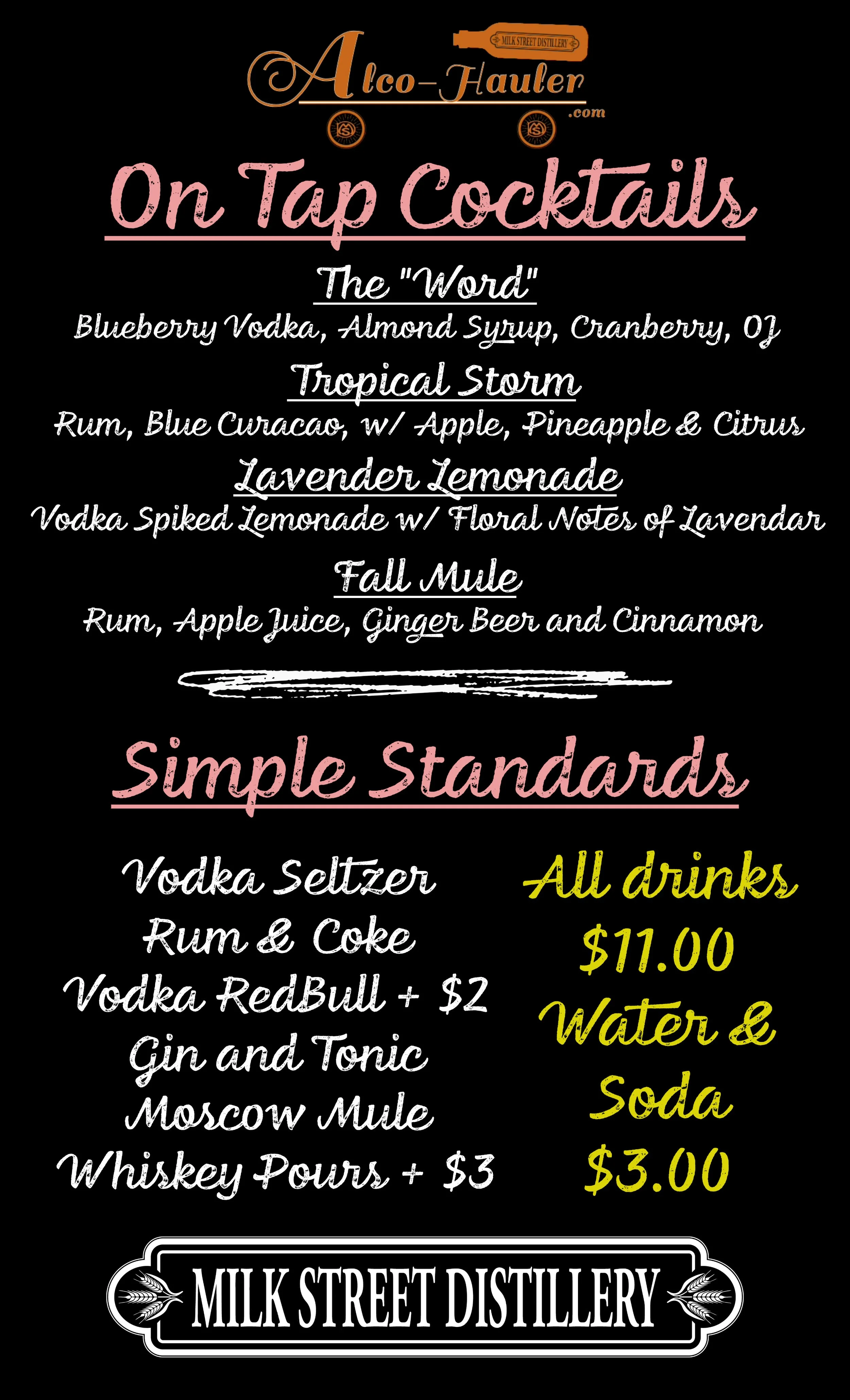 Alco-Hauler — Milk Street Distillery