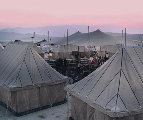 Burning Man Tents | Moroccan Stretch Tents for Desert