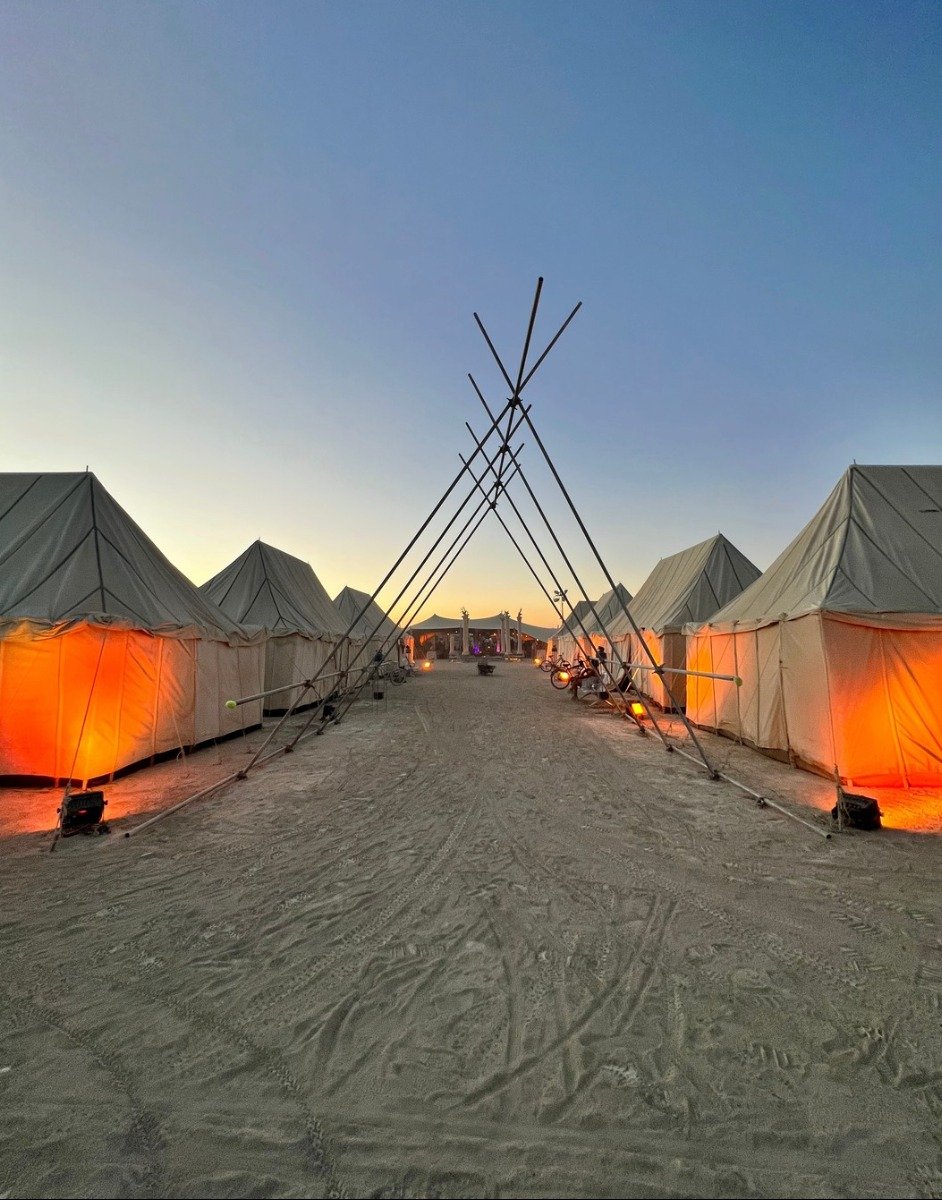 Burning Man Tents | Moroccan Stretch Tents for Desert