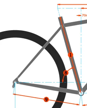 Bicycle Geometry Diagram