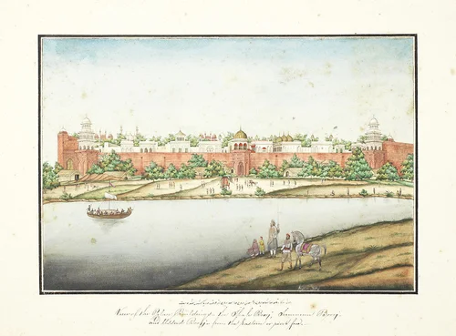 6 Historic Images of the Red Fort in Delhi, India