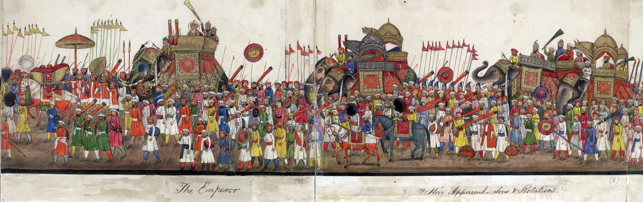 6 Historic Images of the Red Fort in Delhi, India