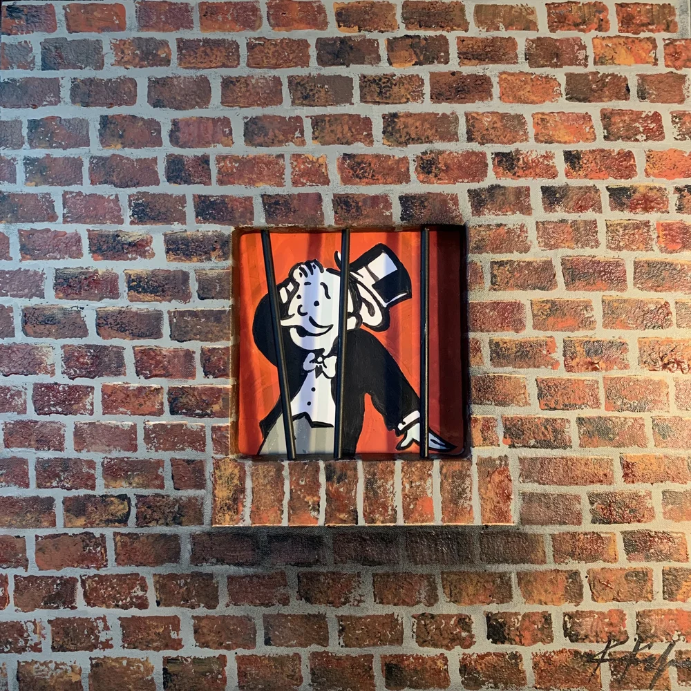 Monopoly Man In Jail