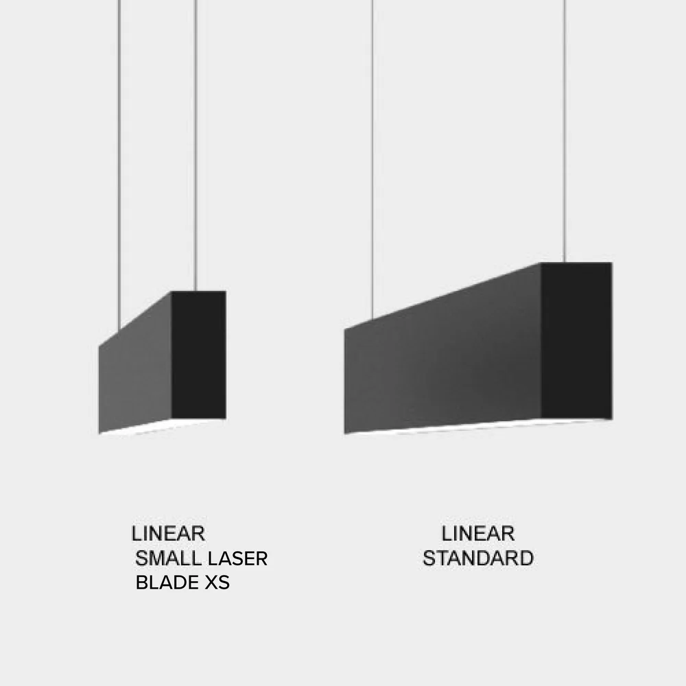 Linear Small Laser Blade XS Pendant — Sistemalux