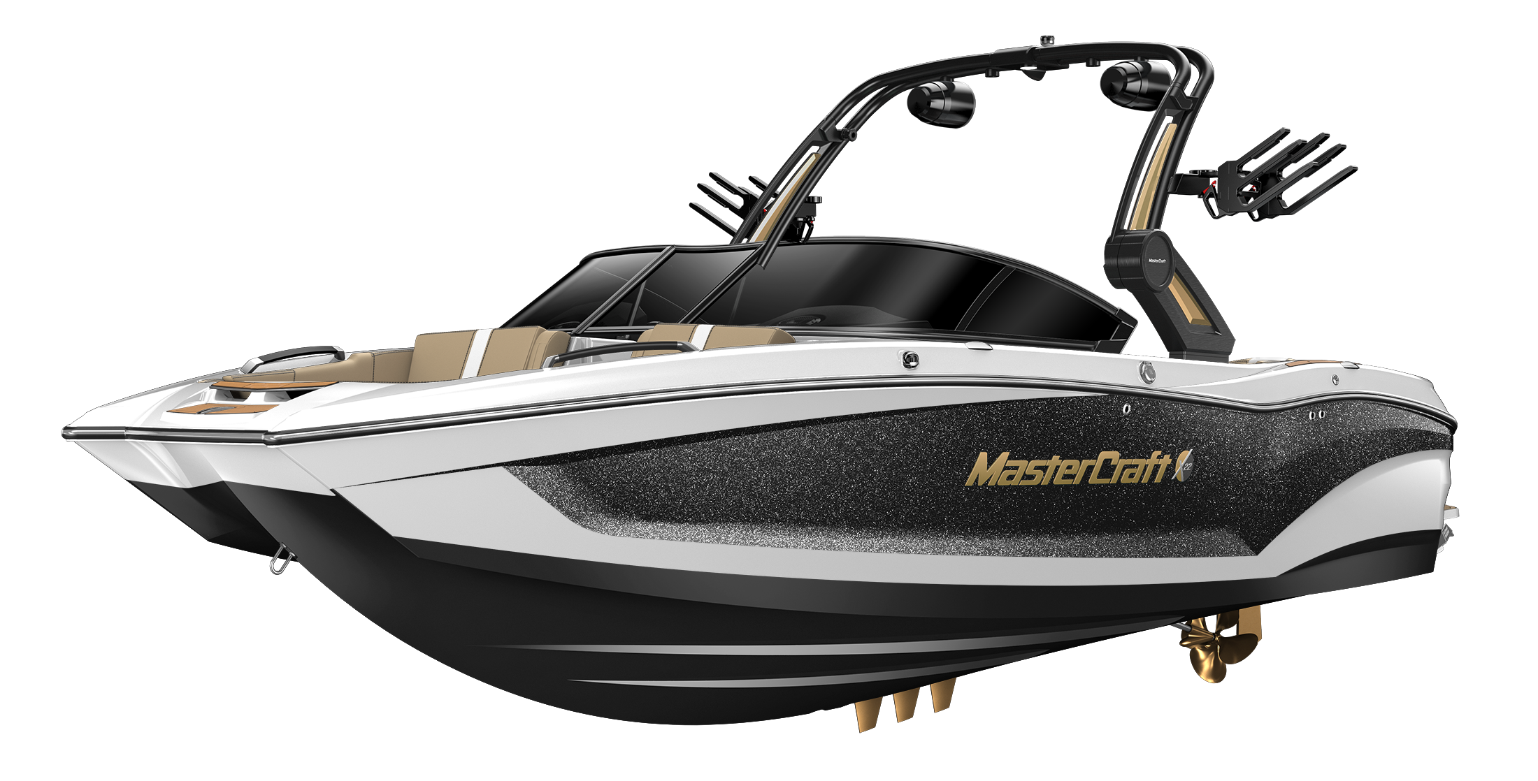 2023 MasterCraft X22 | Black Metal Flake — Midwest Water Sports ...