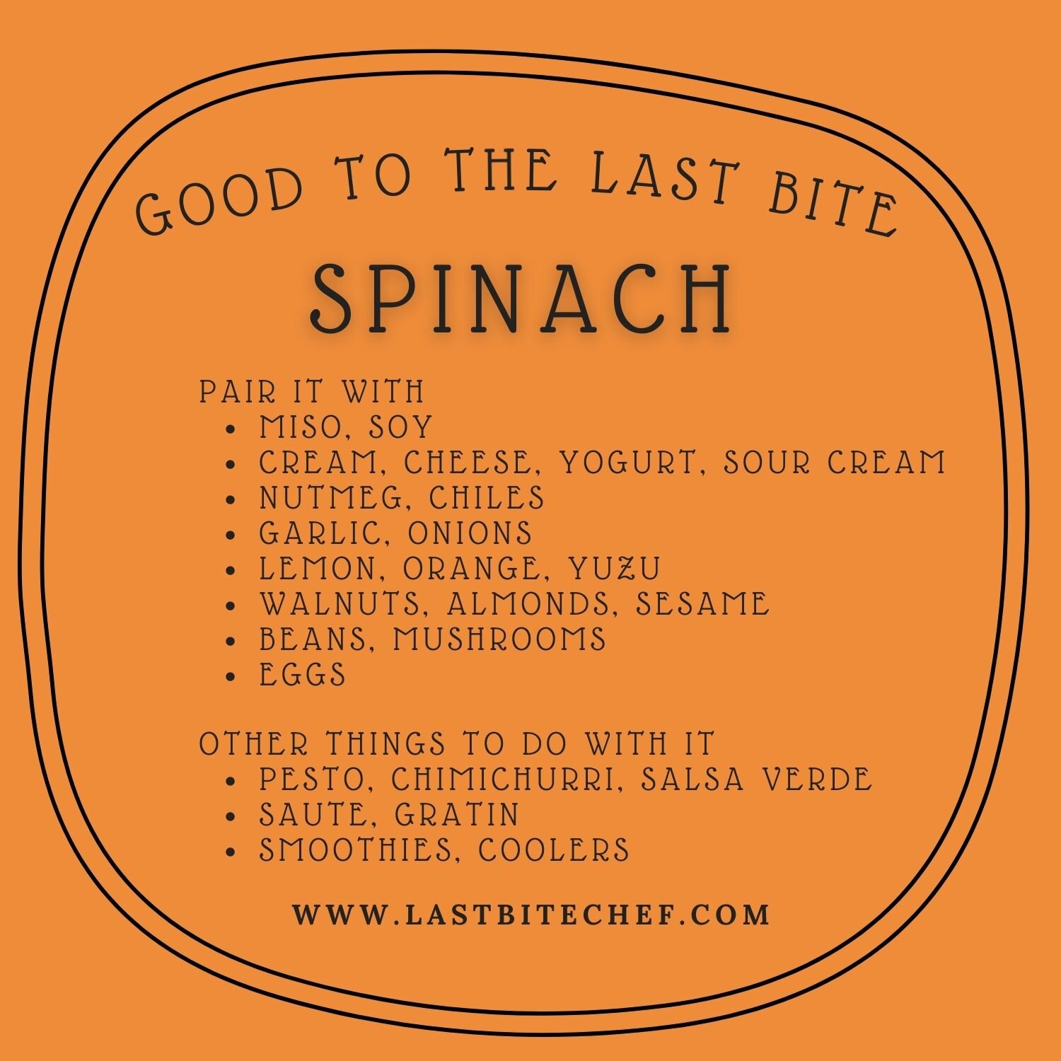 Good to the LAST BITE — Last Bite Chef